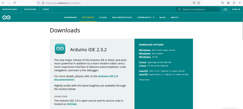 Unduh Arduino IDE secara gratis